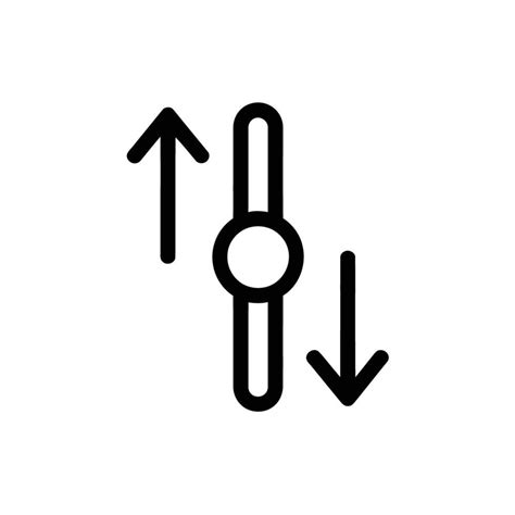 Control Symbol For Levels Adjustment With Slider And Arrows 73515366