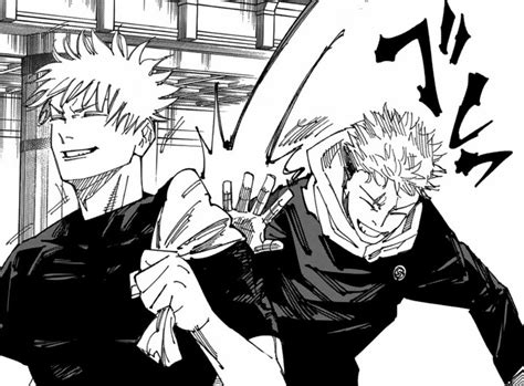 Gojo Satoru Yuji Itadori Jjk Cute Jujutsu Manga Art Anime