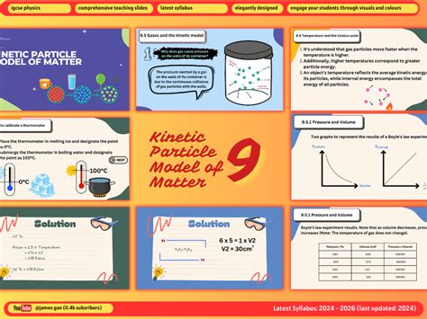 Chapter 9 25 Igcse Physics Kinetic Particle Model Of Matter [2025 2027] Teaching Resources
