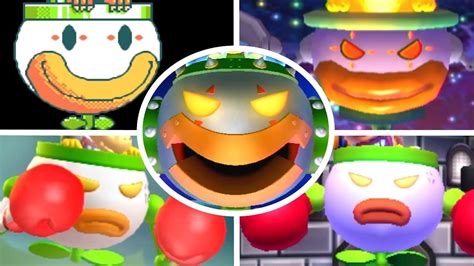 Evolution Of Koopa Clown Car Battles 1990 2017 Youtube