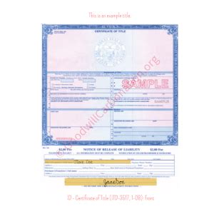 How To Sign Your Idaho Vehicle Title Goodwill Car Donation