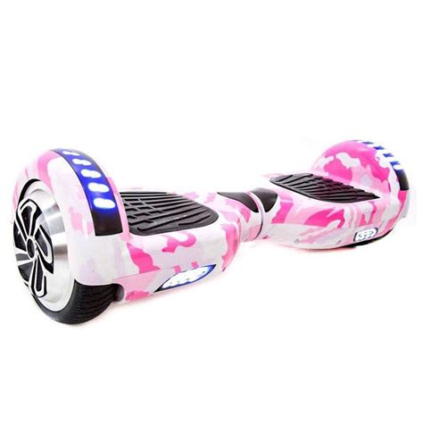 Hoverboard Smart Balance Scooter Rosa Camuflado Roda 65 Polegadas Bluetooth No Shoptime