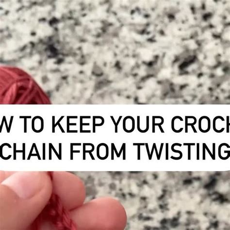 Taylor Bento On Instagram Is Your Chain Twisting Heres A Crochet