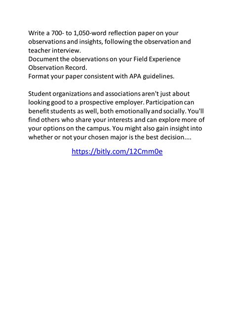 Edu 320 Week 4 Individual Classroom Observation Reflection Docx