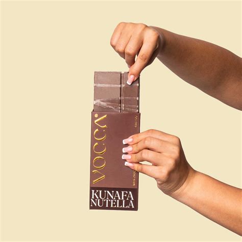 Nutella Kunafa In Milk Chocolate Bar 125g Vocca