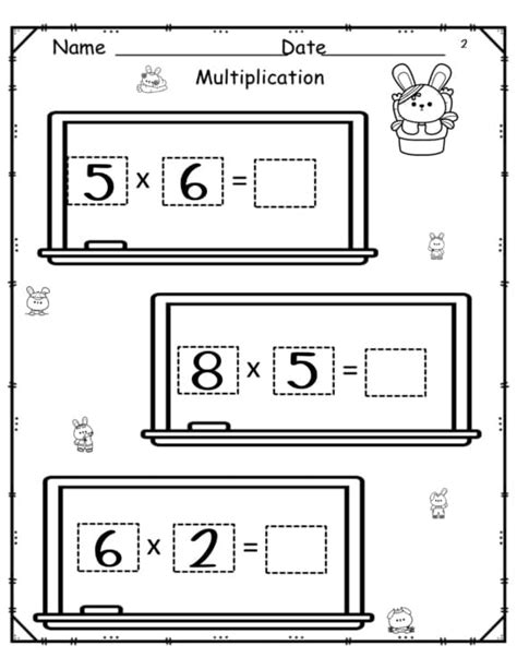 Multiplication Facts Fluency Practice Basic Rabbit By Little Works By