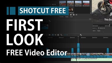 Free Video Editing With Shotcut First Look Youtube