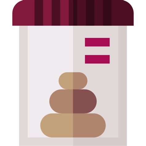 Stool Sample Basic Straight Flat Icon