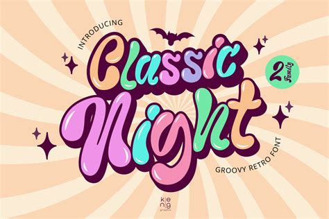 Classic Night Font By Keng Graphic · Creative Fabrica