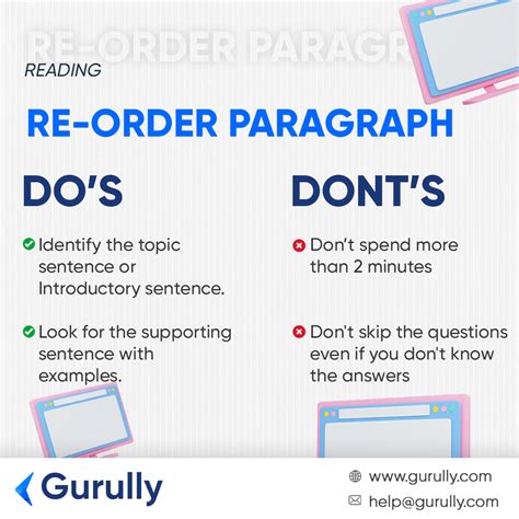 Tips Of The Week Pte Reorder Paragraphreading Things