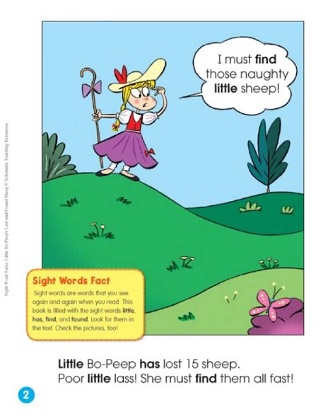 Little Bo Peeps Lost And Found Sheep