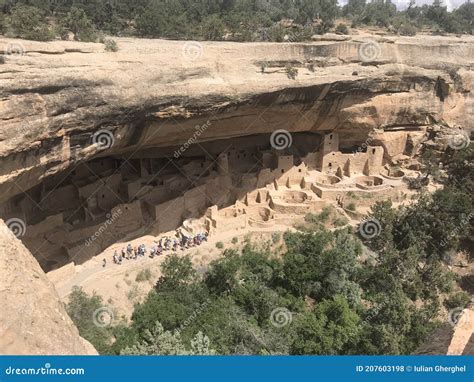 Parque Nacional Mesa Verde Colorado Foto De Archivo Imagen De Viejo