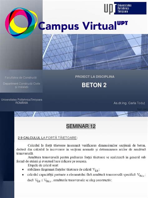 Beton 2 Seminar 12 Pdf