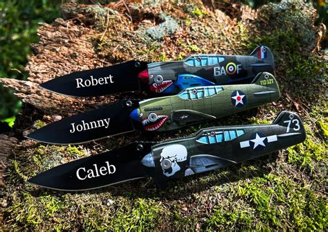 Fighter Plane Pocket Knife Cool Christmas T Unique Stocking