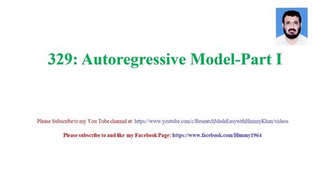 329 Autoregressive Models Part 1 Youtube