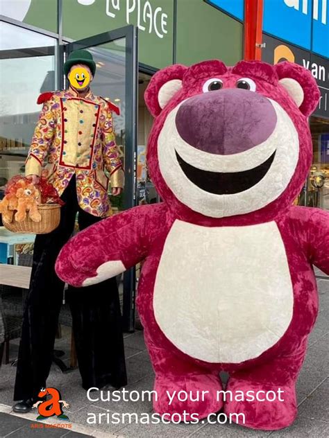 Giant Mascot Inflatable Lotso Bear Costume Cartoon Character Costumes