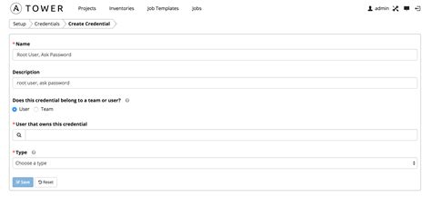 9 Create A Credential — Ansible Tower Quick Setup Guide V242