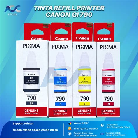 Jual Tinta Canon 790 Harga Terbaik And Termurah Mei 2026 Shopee Indonesia