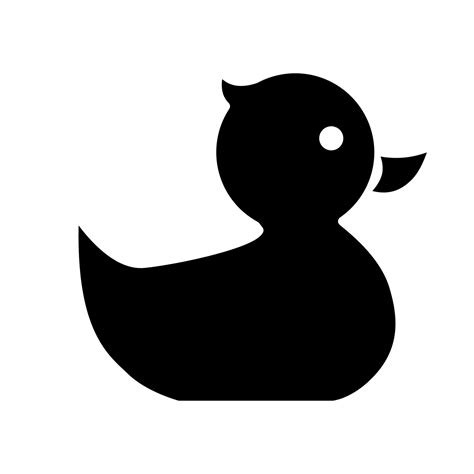 Vector De Icono De Pato De Goma 16892510 Vector En Vecteezy