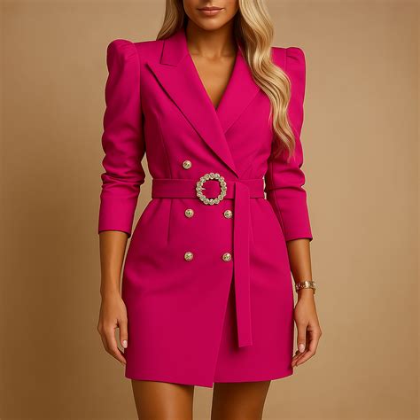 Tailored Blazer Dress For Women Amelia