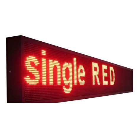 Red Single Color Scrolling Led Display Mm At Sq Ft In Pune ID