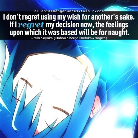 Puella Magi Madoka Magica Miki Sayaka Madoka Magica Manga Quotes