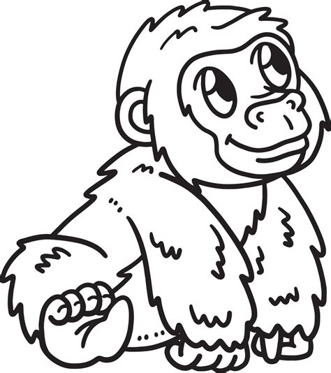 Coloring Pages Gorilla