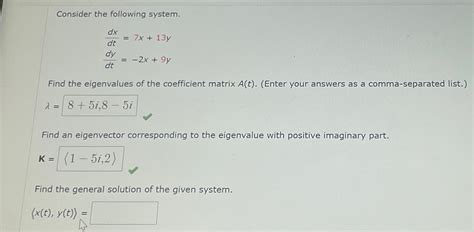 Solved Consider The Following Chegg