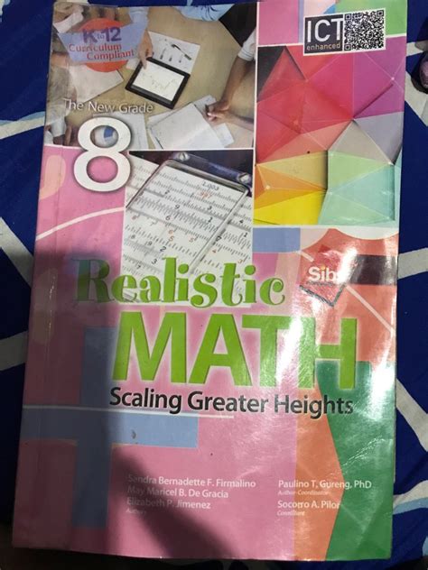 Realistic Math 8 Hobbies And Toys Books And Magazines Textbooks On Carousell