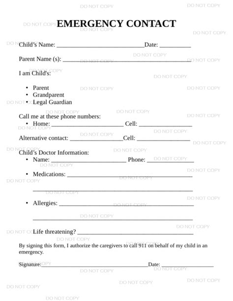 Daycare Forms Bundle Pdf Digital Download Artofit