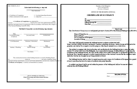 Certificate Of Occupancy Pdf Building Code Fire Safety