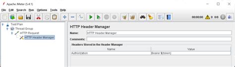 Oauth 20 Header Manager Missing Authorization Bearer Token Stack