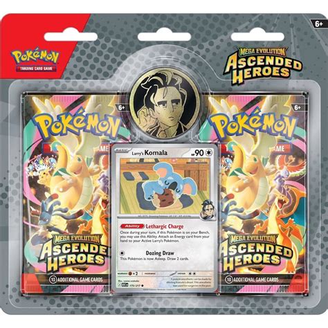 Pokemon Tcg Mega Evolution Ascended Heroes 2 Pack Blister Larrys