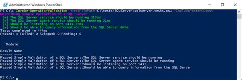 Using Pester And The Operation Validation Framework To Verify A System Is Working