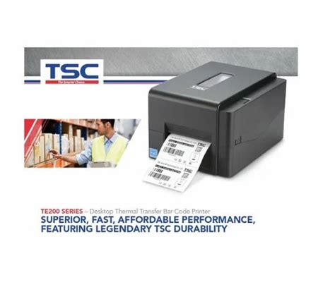 Tsc Te 200 Barcode Printer Max Print Width 4 Inches Capacity 1000