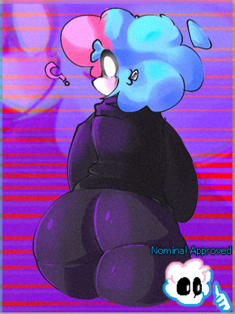 Rule 34 Ass Back View Big Ass Big Butt Blue Hair Butt Chubby Femboy