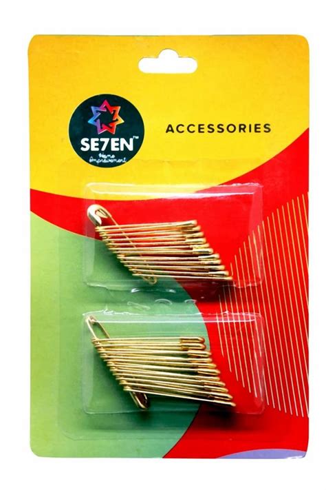 Stainless Steel Golden Safety Pin Set At Rs 35piece In Bhiwandi Id