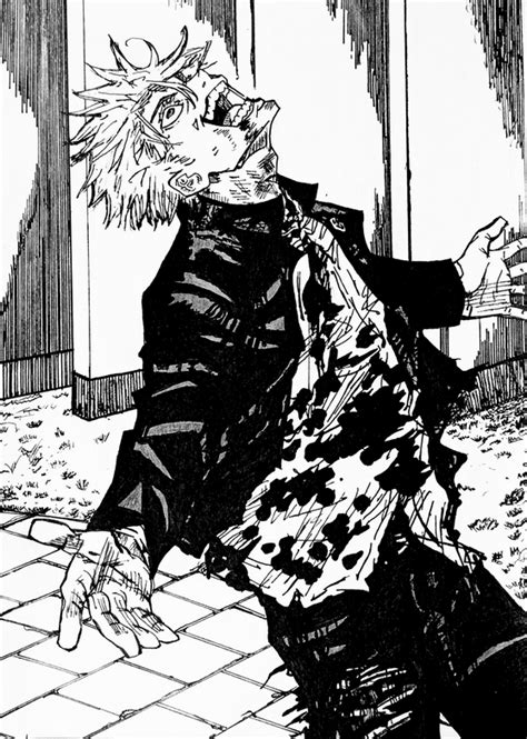 Gojo Satoru Manga Panel Made W Hueforge By Mathoose Download Free