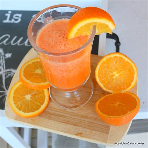 Best Healthy Carrot Orange Drink 5 Star Cookies