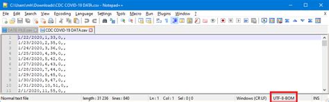 solved help corrupted input data from csv file ptc community