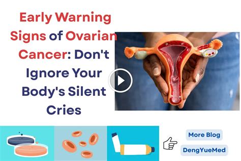 Early Warning Signs Of Ovarian Cancer Listen To Your Body