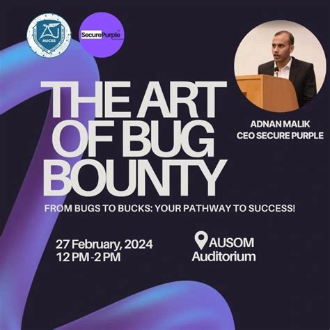 Air University Cyber Security Society On Linkedin Bugbounty