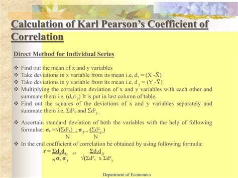 Simple Correlation Karl Pearsons Correlation Co Efficient And