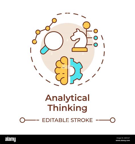 Analytical Thinking Multi Color Concept Icon Stock Vector Image And Art Alamy