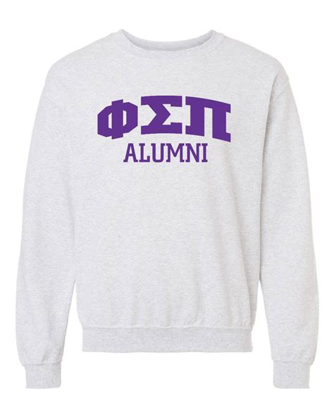 Phi Sigma Pi Alumni Crewneck Sweatshirt Greek Gear