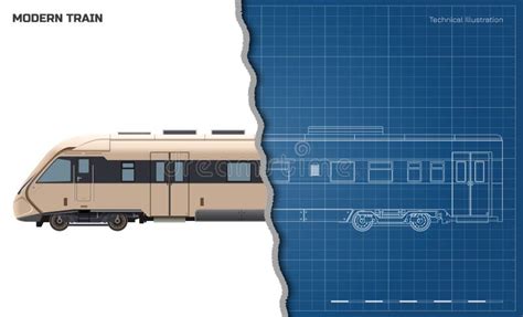 Modern Passenger Train Side View Modern Train Illustrations Free