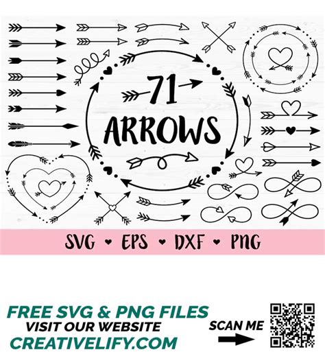 Arrow Svg Cut File Bundle Arrow Clipart Crossed Arrows Monog Inspire