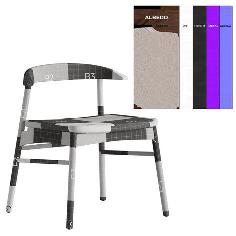 Timons Chair Dark 3d Model Turbosquid 2221120