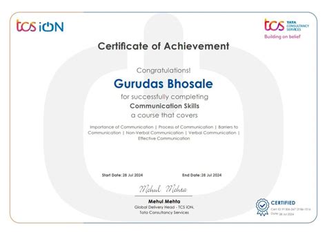 Gurudas Bhosale On Linkedin Communicationskills Tcs