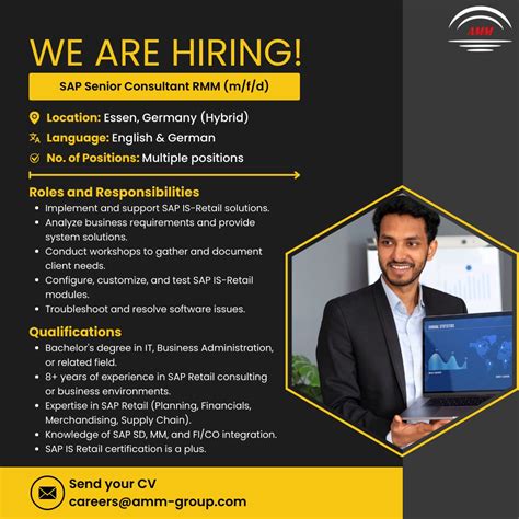 Hiring Ammenterprisegmbh Ammgroup Germany Germanyjob Germanyjobs